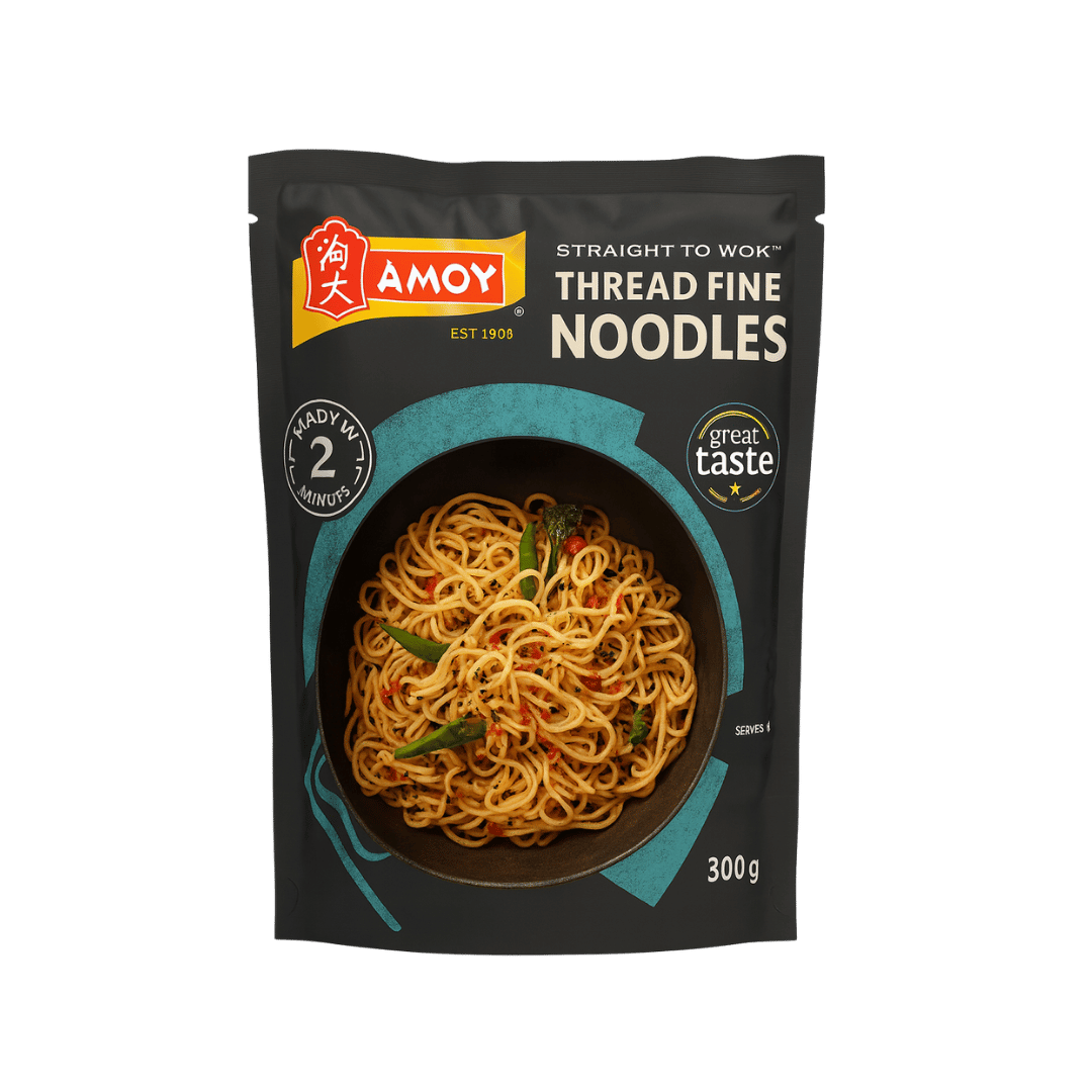Amoy Straight to Wok Thread Fine Noodles – Discount Dragon