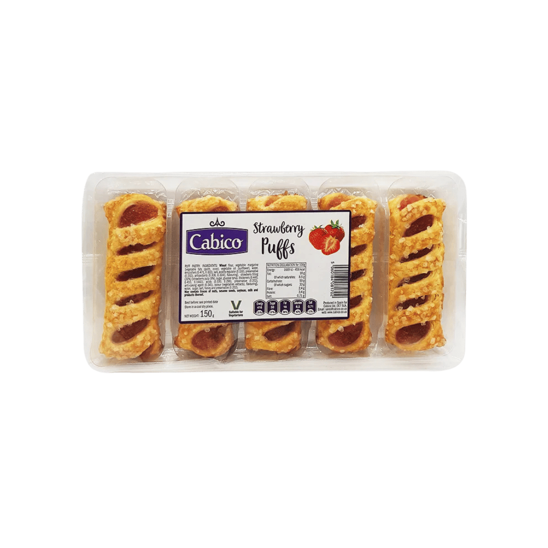 Cabico Strawberry Pastry Puffs – Discount Dragon