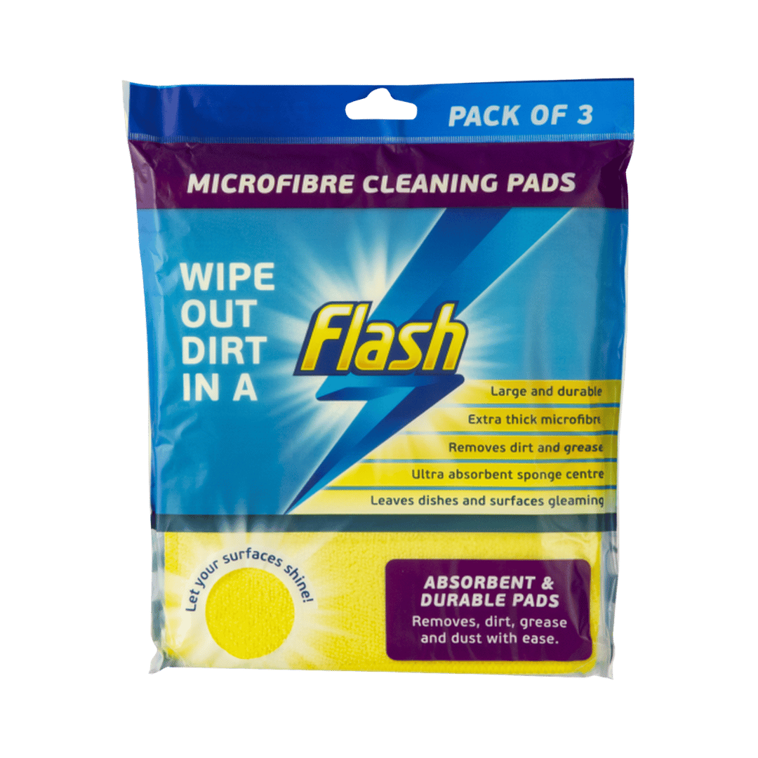 Flash Microfibre Cleaning Pads – Discount Dragon